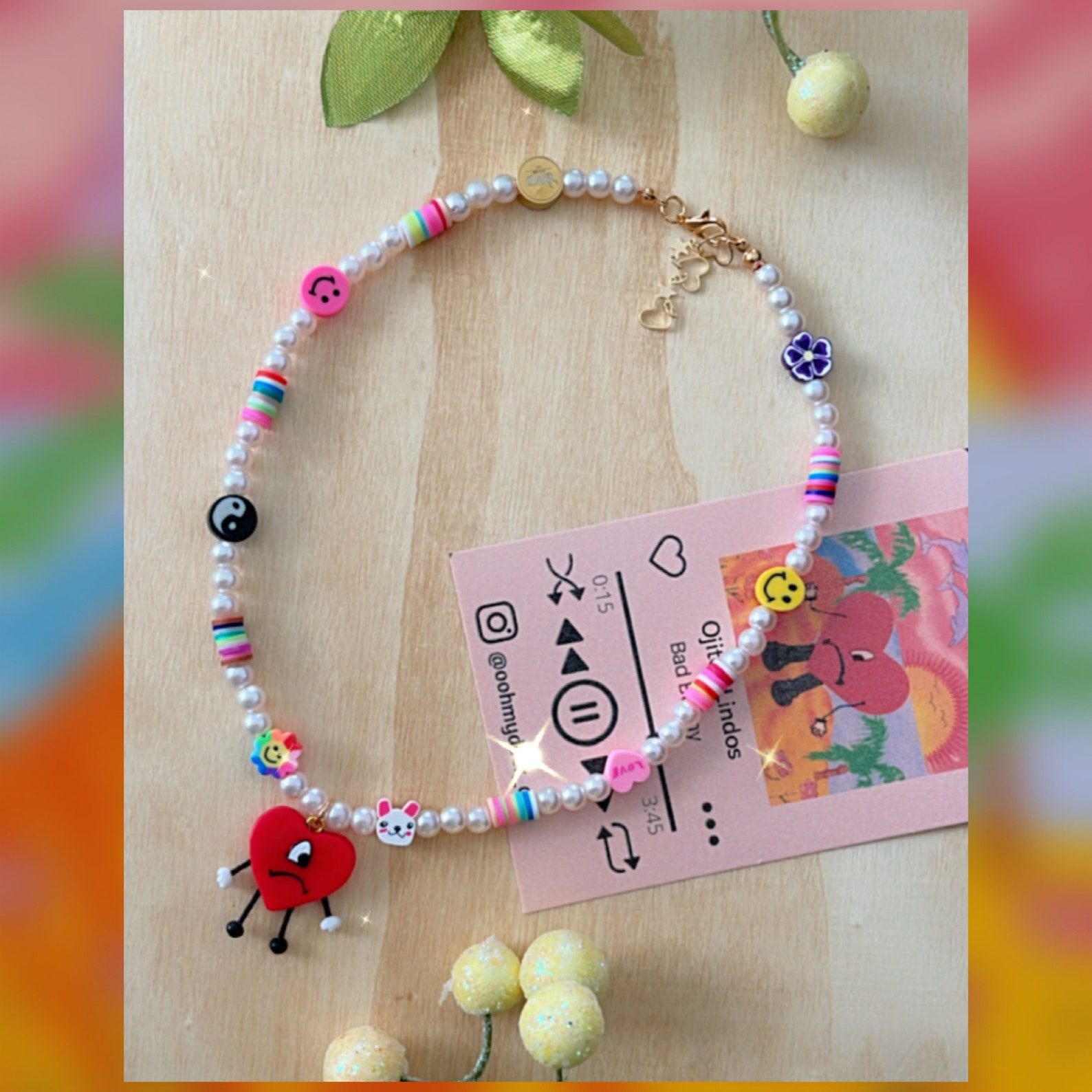 Bad Bunny Inspired Necklace - Etsy