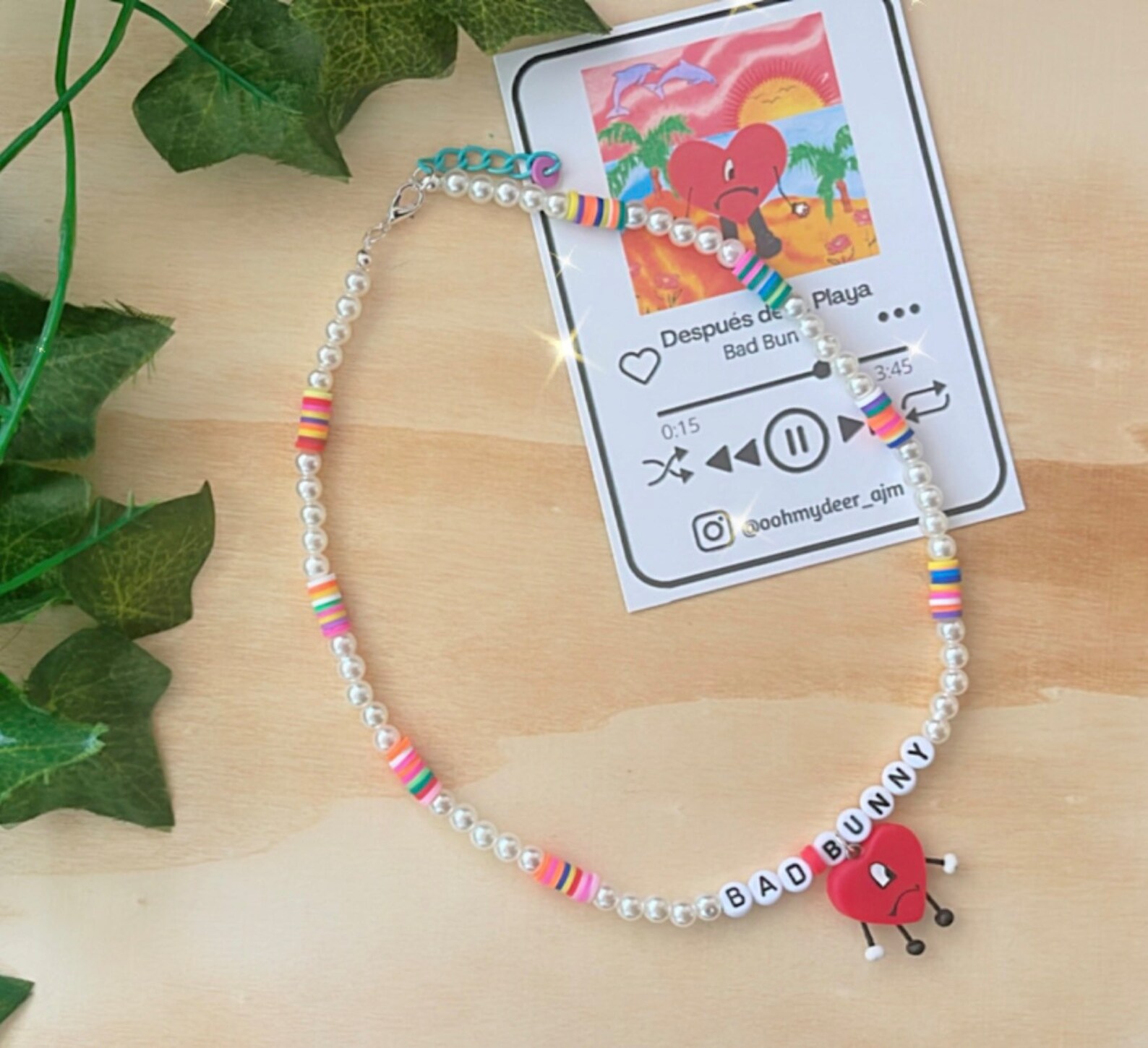 Bad Bunny Inspired Necklace - Etsy