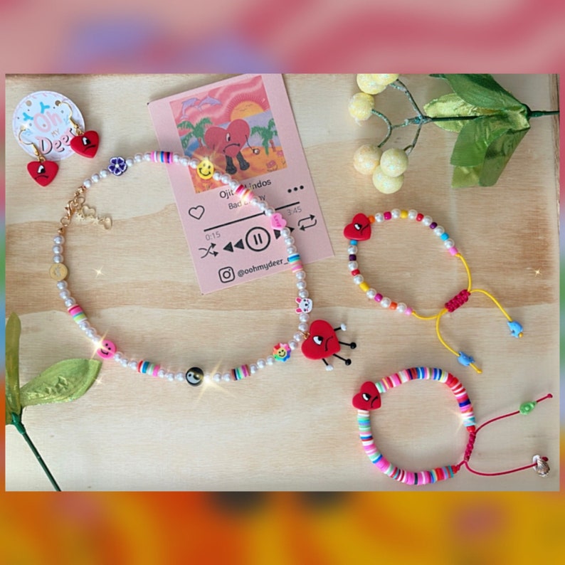Bad Bunny Inspired Necklace - Etsy