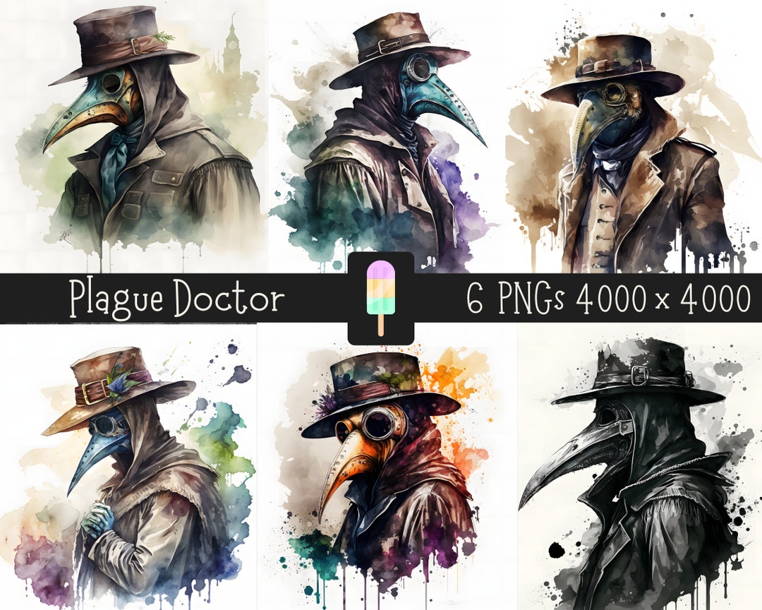 Plague Doctor Wall Art, Digital Wall Art, Printable Wall Art, Gothic ...