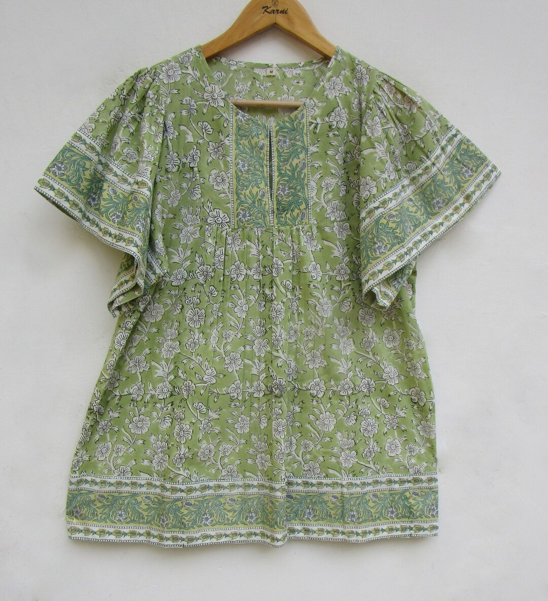 Calypso Style Indian Blouse and Tops Short Sleeve Summer Wear Blouse ...