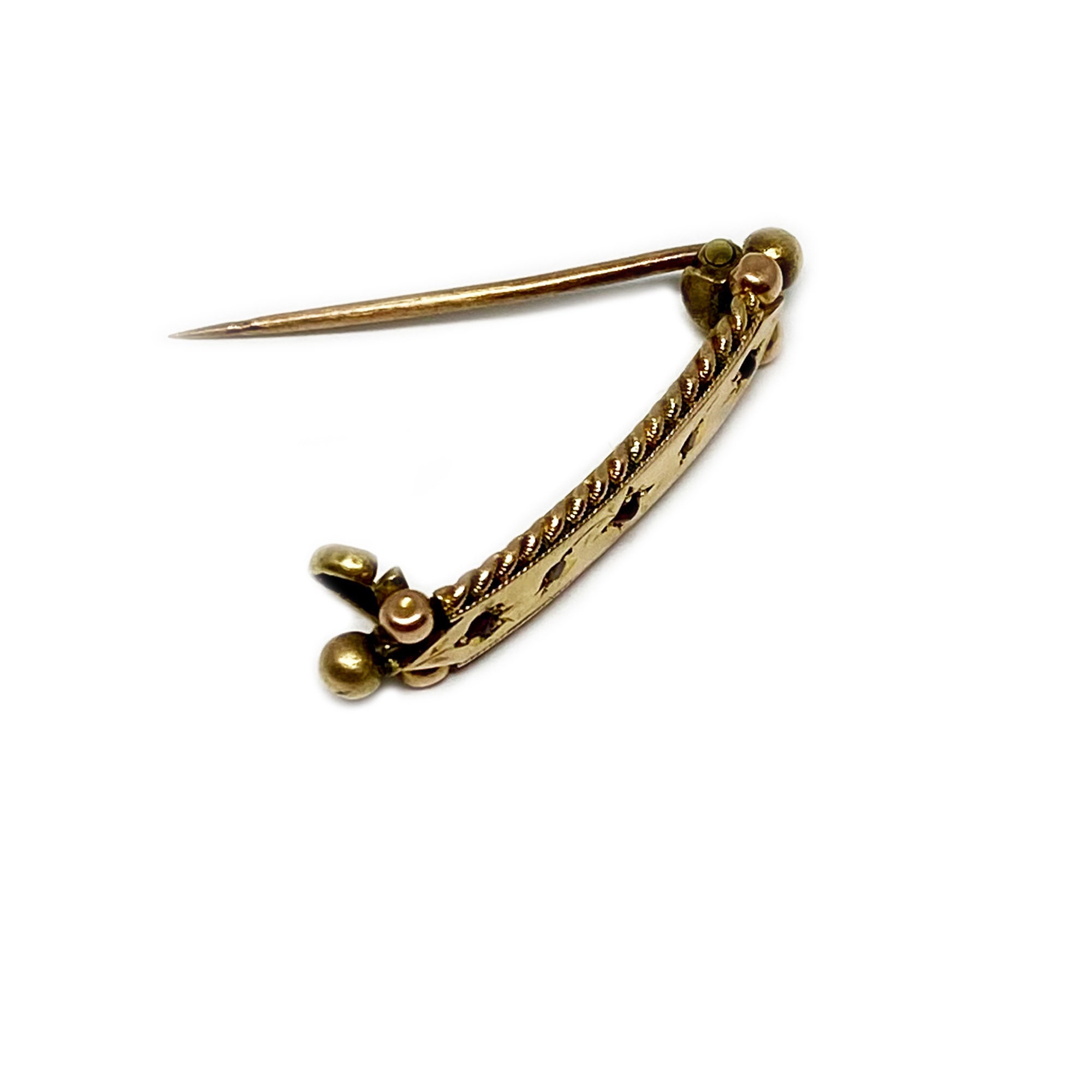 Victorian 9k Gold Bar Pin Antique 9 Ct Gold Bar Brooch - Etsy Canada