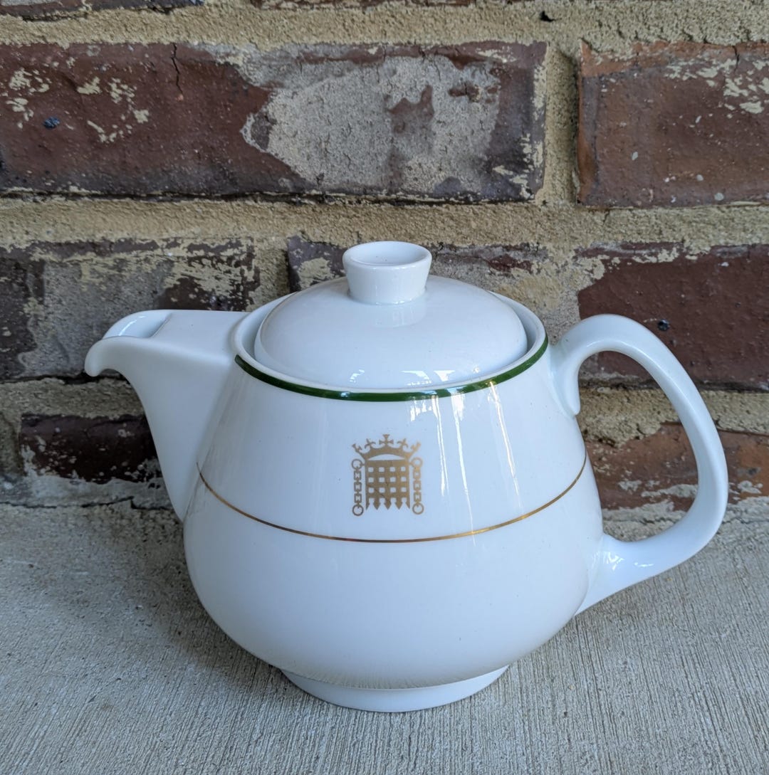 Rosenthal Studio Line Teapot With Gold England House of Commons Crowned ...