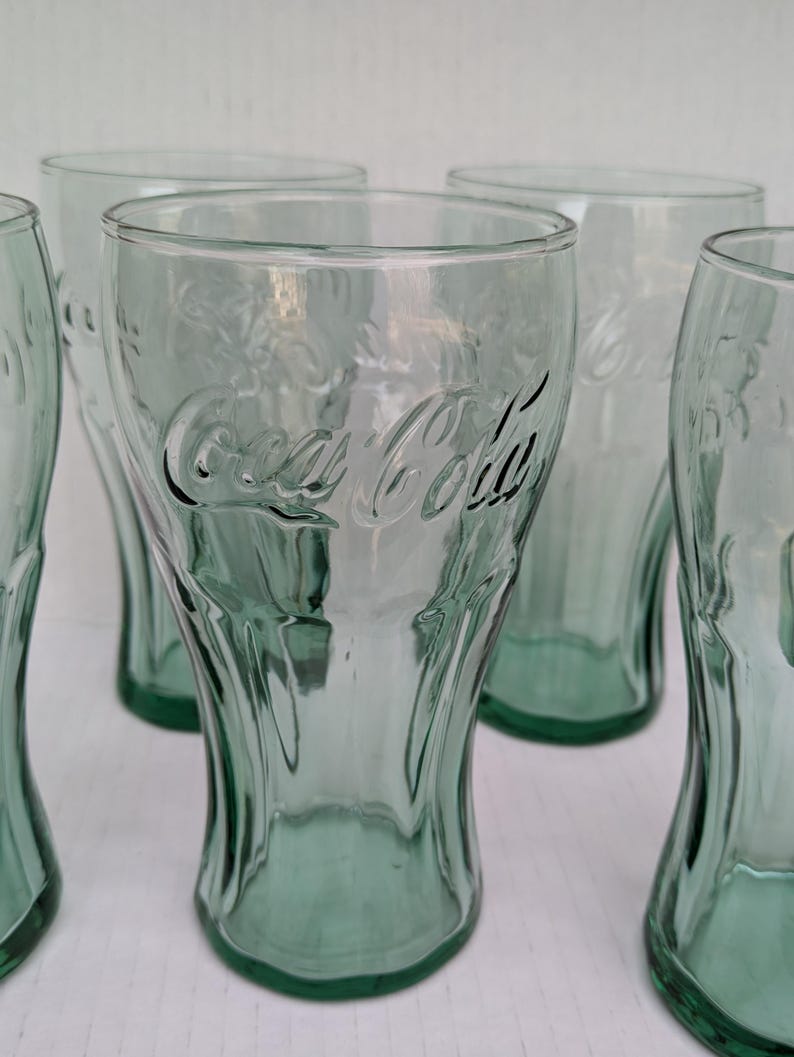 Vintage Coca-cola Georgia Green Glasses, 16 Oz, Libby - Etsy