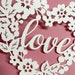 Floral Love Heart Papercut Template Valentine's Day PDF for Handcutting ...