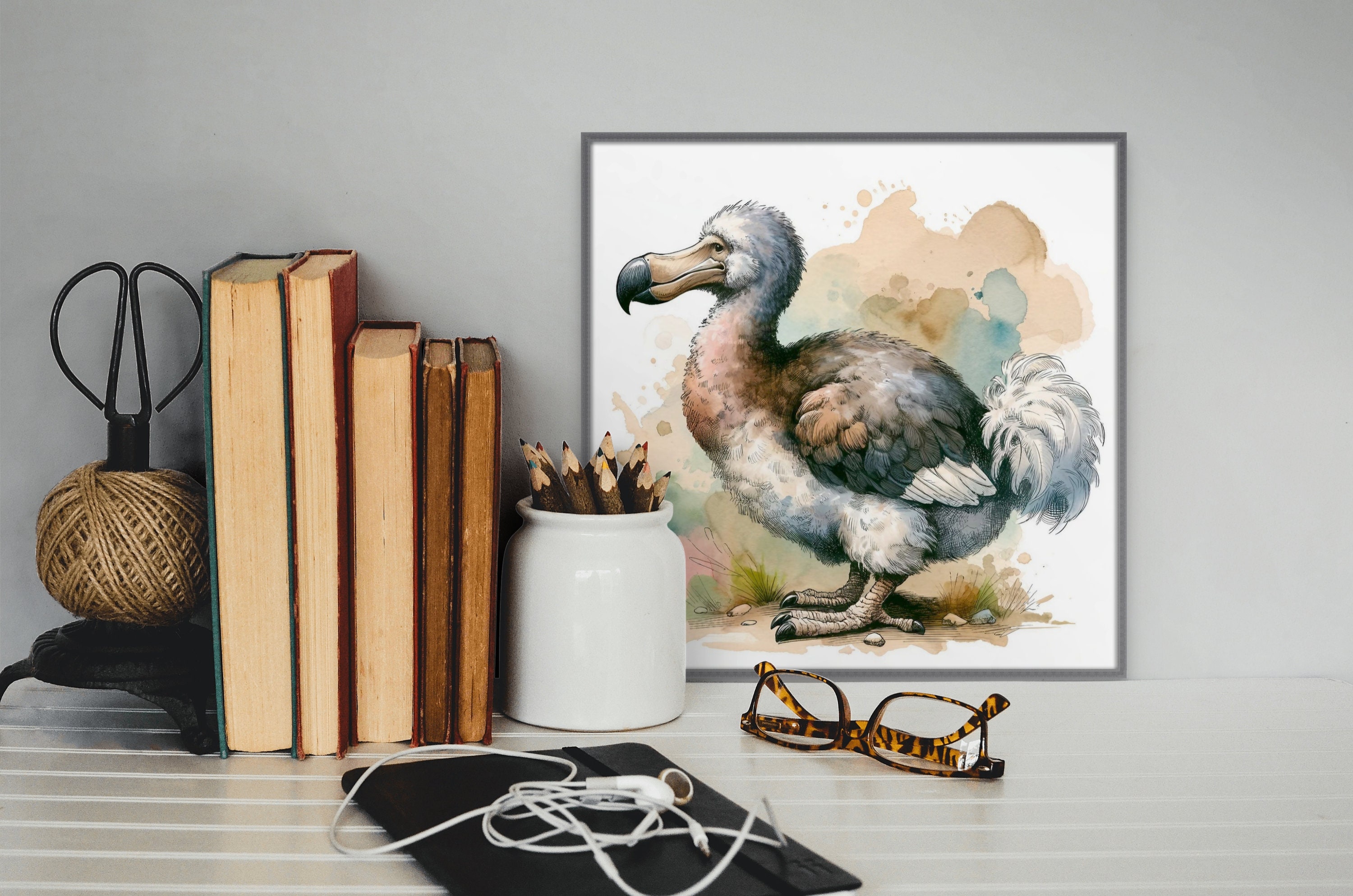 The Extinct Dodo Bird of Mauritius Island, Printable AI Generated ...