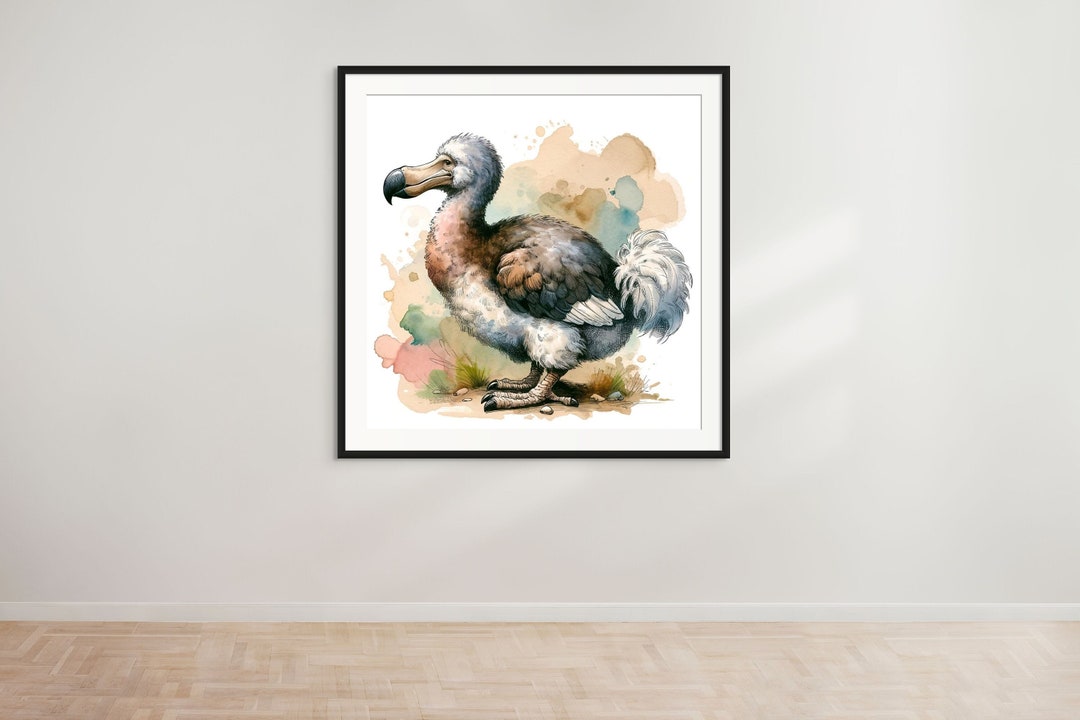 The Extinct Dodo Bird of Mauritius Island, Printable AI Generated ...