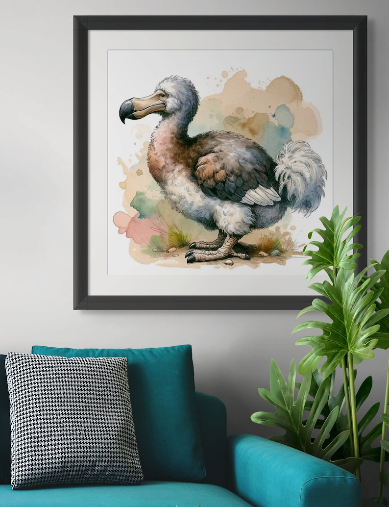 The Extinct Dodo Bird of Mauritius Island, Printable AI Generated ...