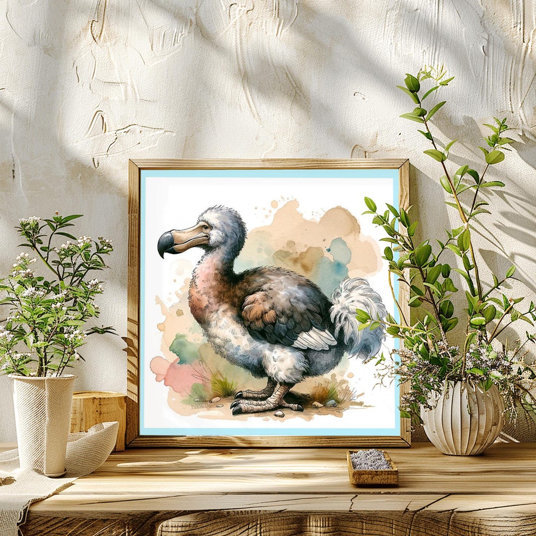 The Extinct Dodo Bird of Mauritius Island, Printable AI Generated ...