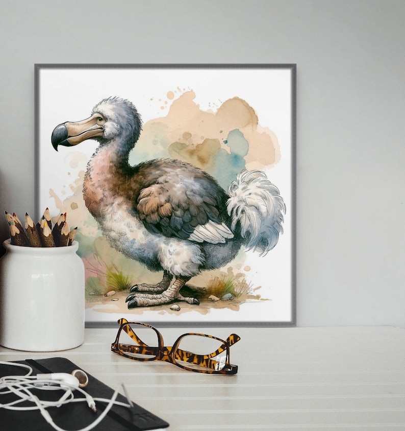 The Extinct Dodo Bird of Mauritius Island, Printable AI Generated ...