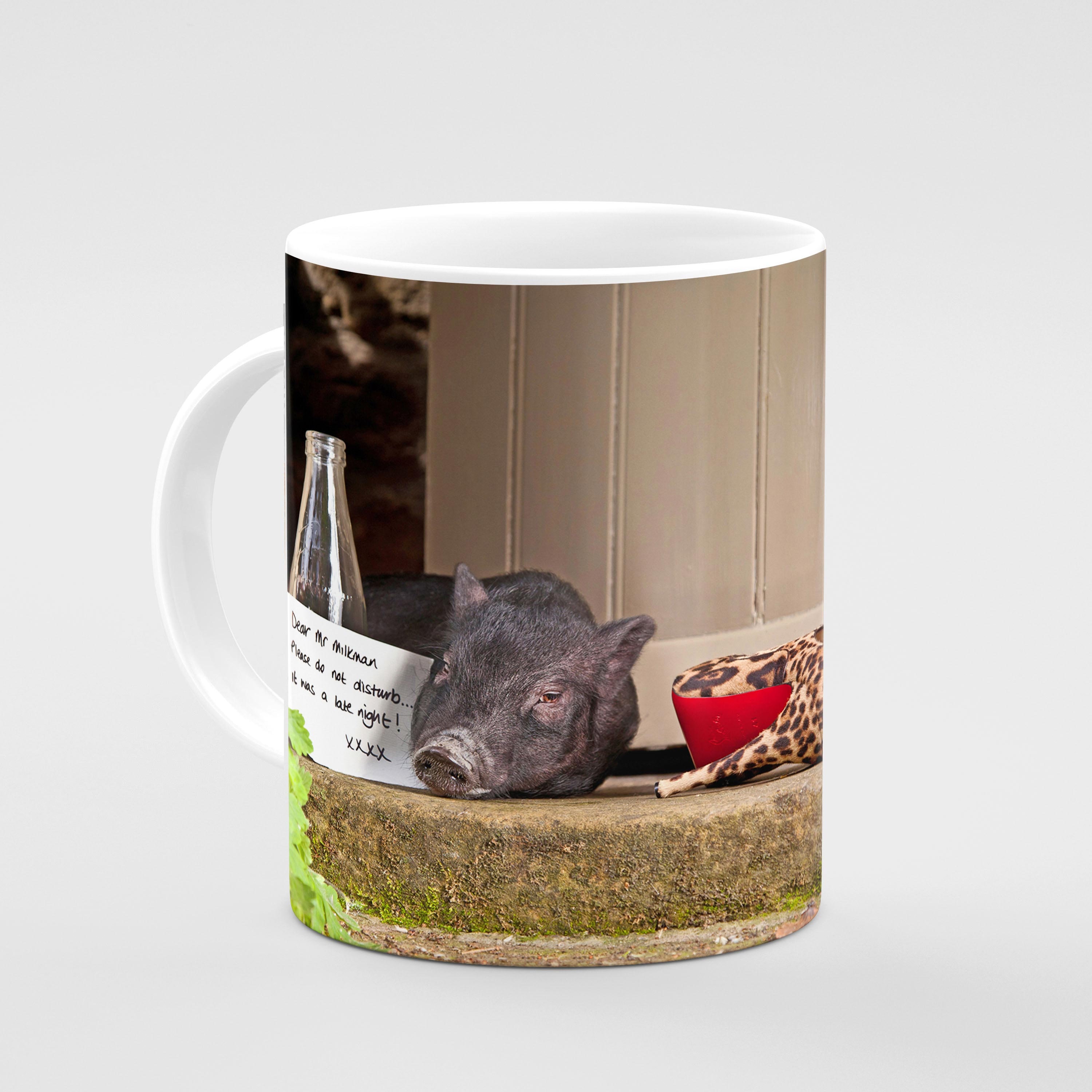 Pig Mug Late night, pig gifts, pig lovers, farm animal gifts, cute ...