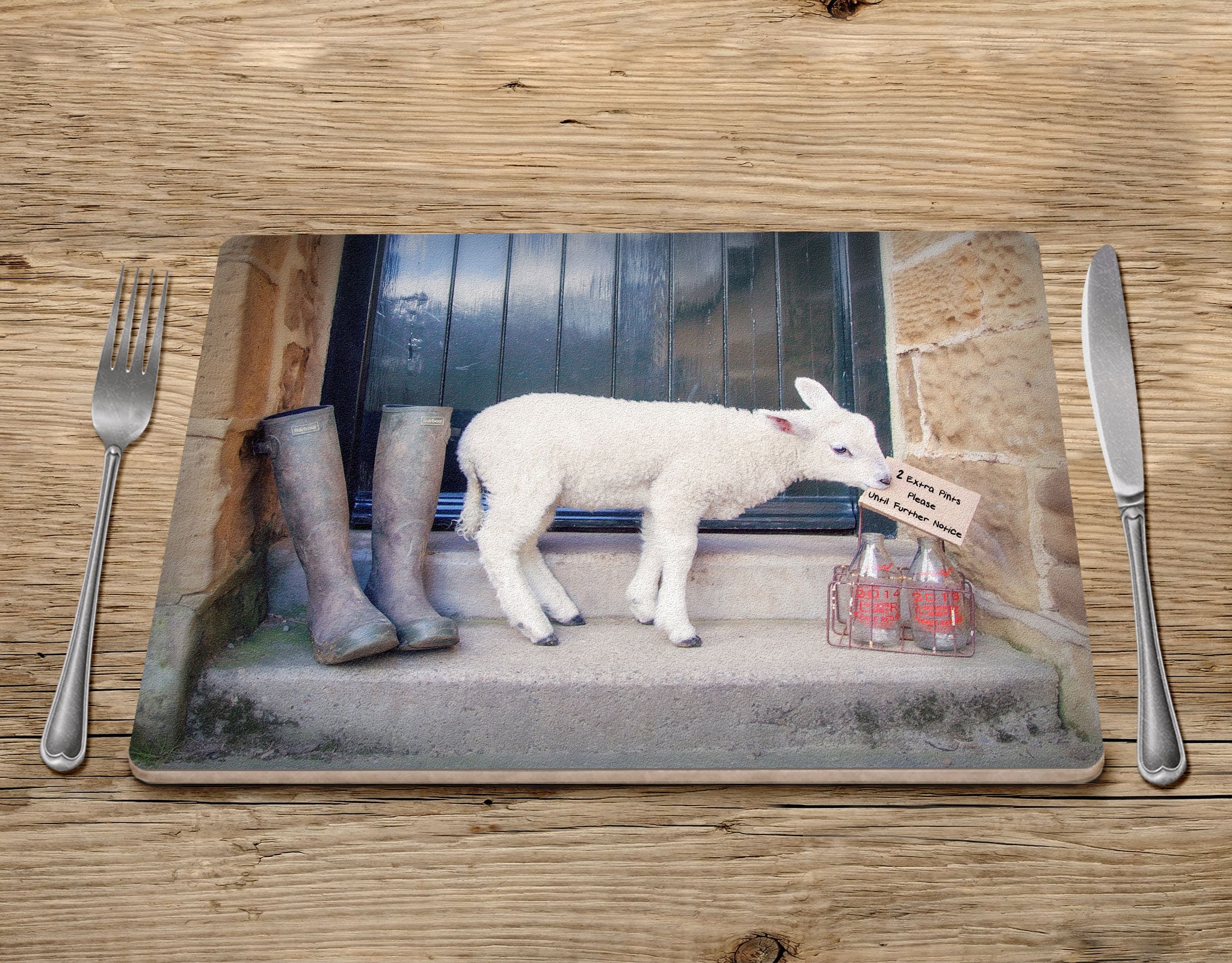 Placemat Sheep, Farm Animal Placemats, Tablemats, Sheep Placemats, Heat ...