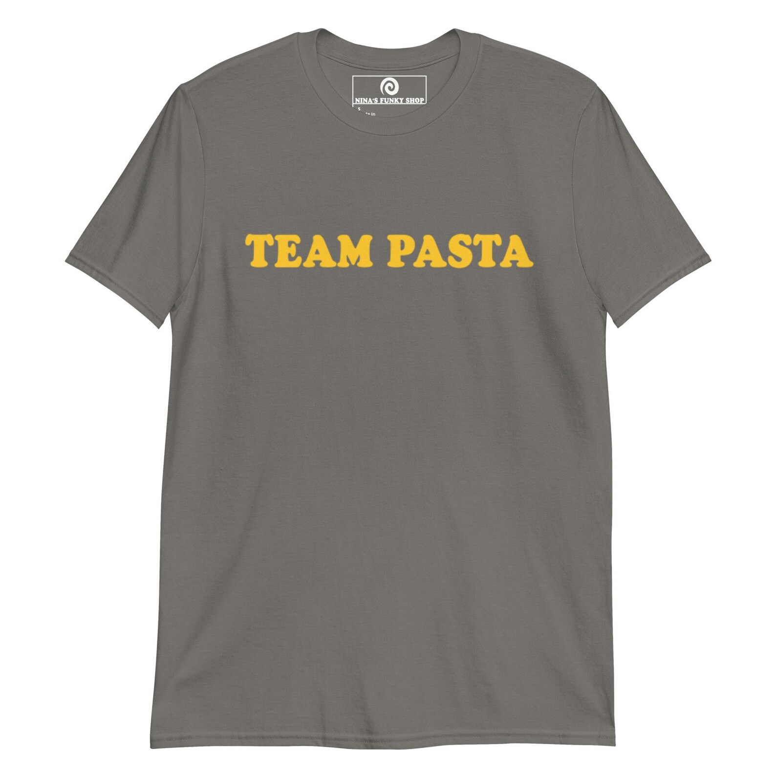 Team Pasta T-shirt, Unisex T-shirt for Foodies Shirt Design, Pasta ...