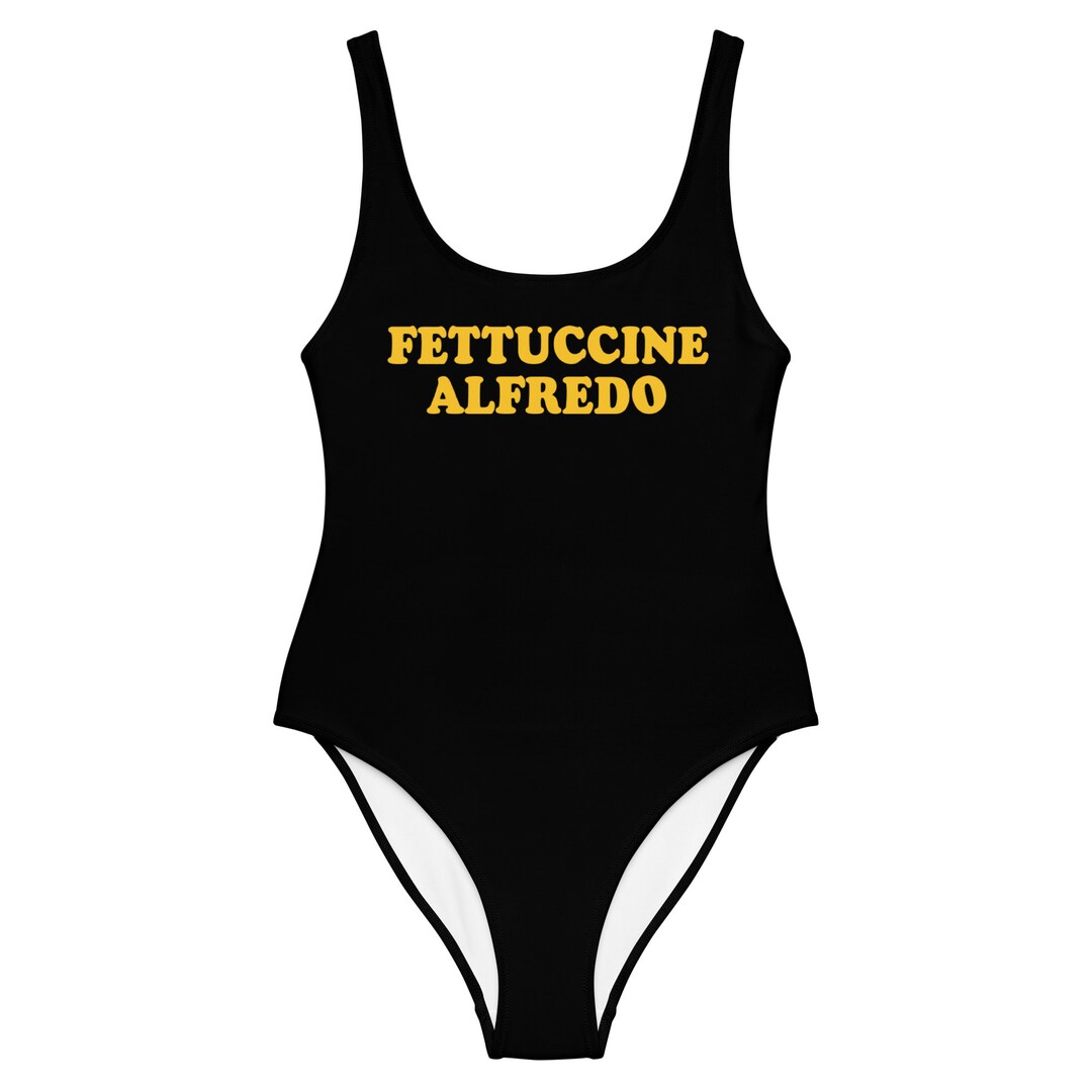 Fettuccine Alfredo One-piece Swimsuit, Fettuccine Alfredo Enthusiast ...