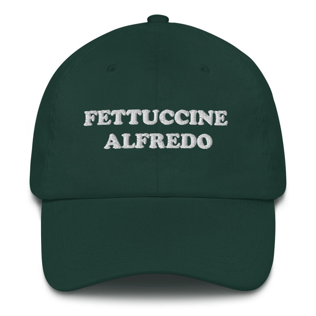 Fettuccine Alfredo Dad Hat, Unisex Dad Hat for Foodie, Funny Food Dad ...