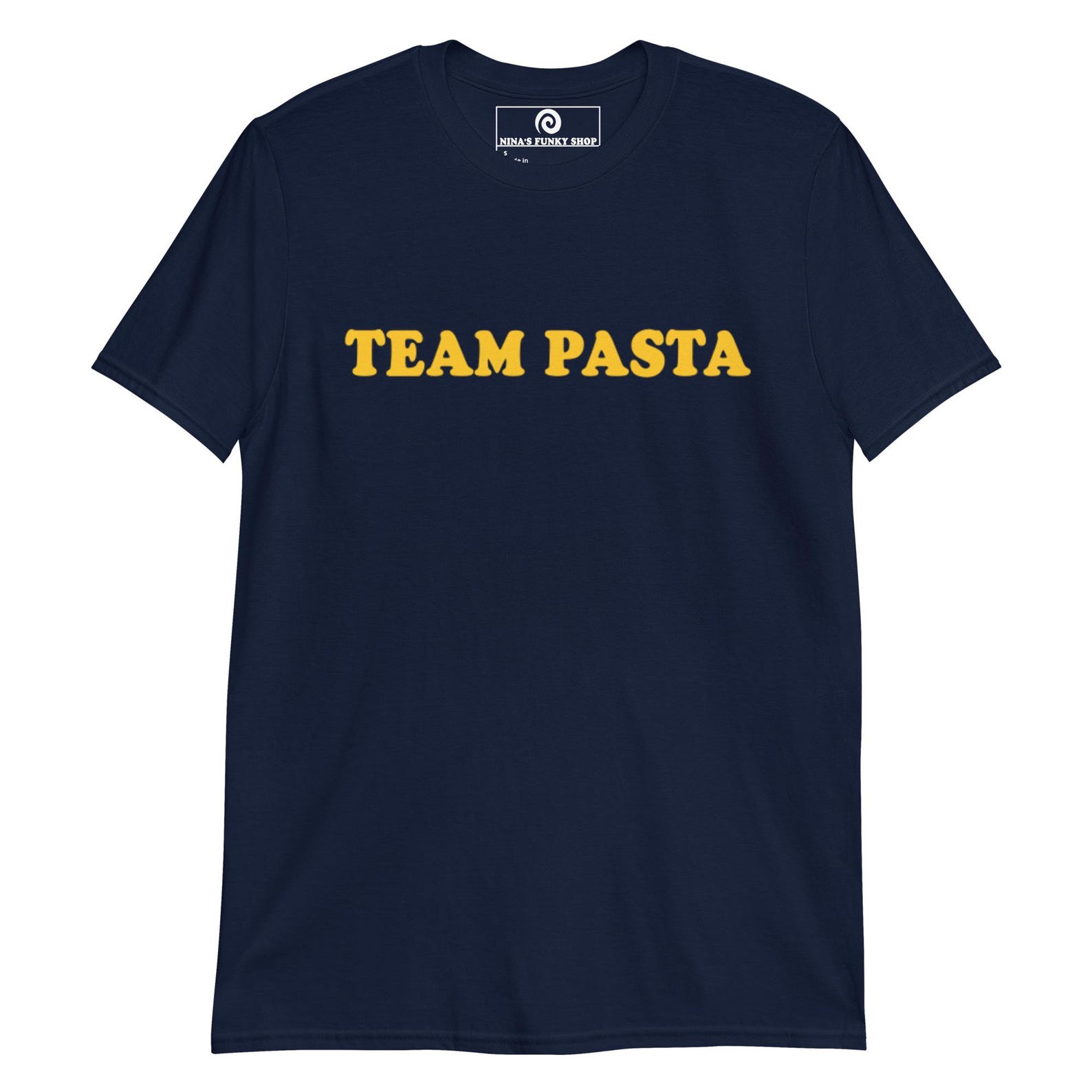Team Pasta T-shirt, Unisex T-shirt for Foodies Shirt Design, Pasta ...