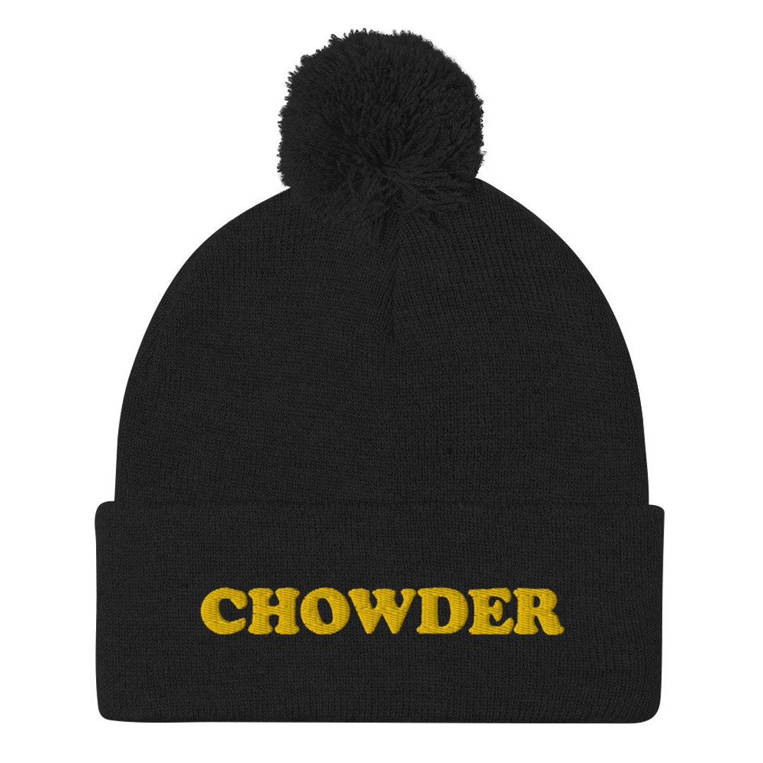 Chowder Pom-pom Beanie / Foodie Hat / Funny Beanie / Weird Hat / New ...