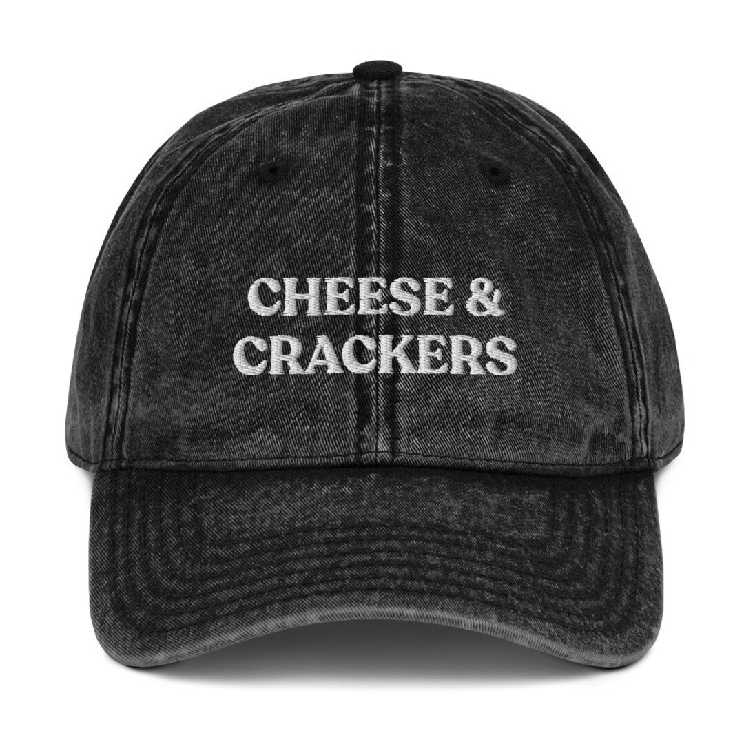 Cheese & Crackers Vintage Dad Hat, Unisex Dad Hat for Cheese and ...