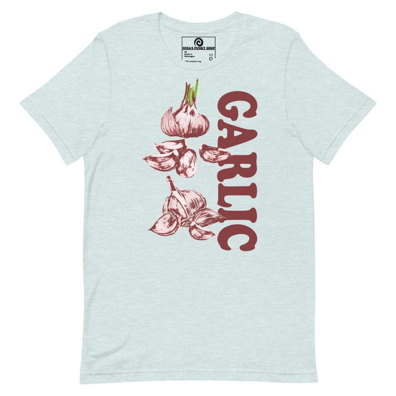 Garlic T Shirt - Etsy
