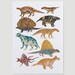 Permian Wall Art, Natural History Print, Prehistoric Animals ...