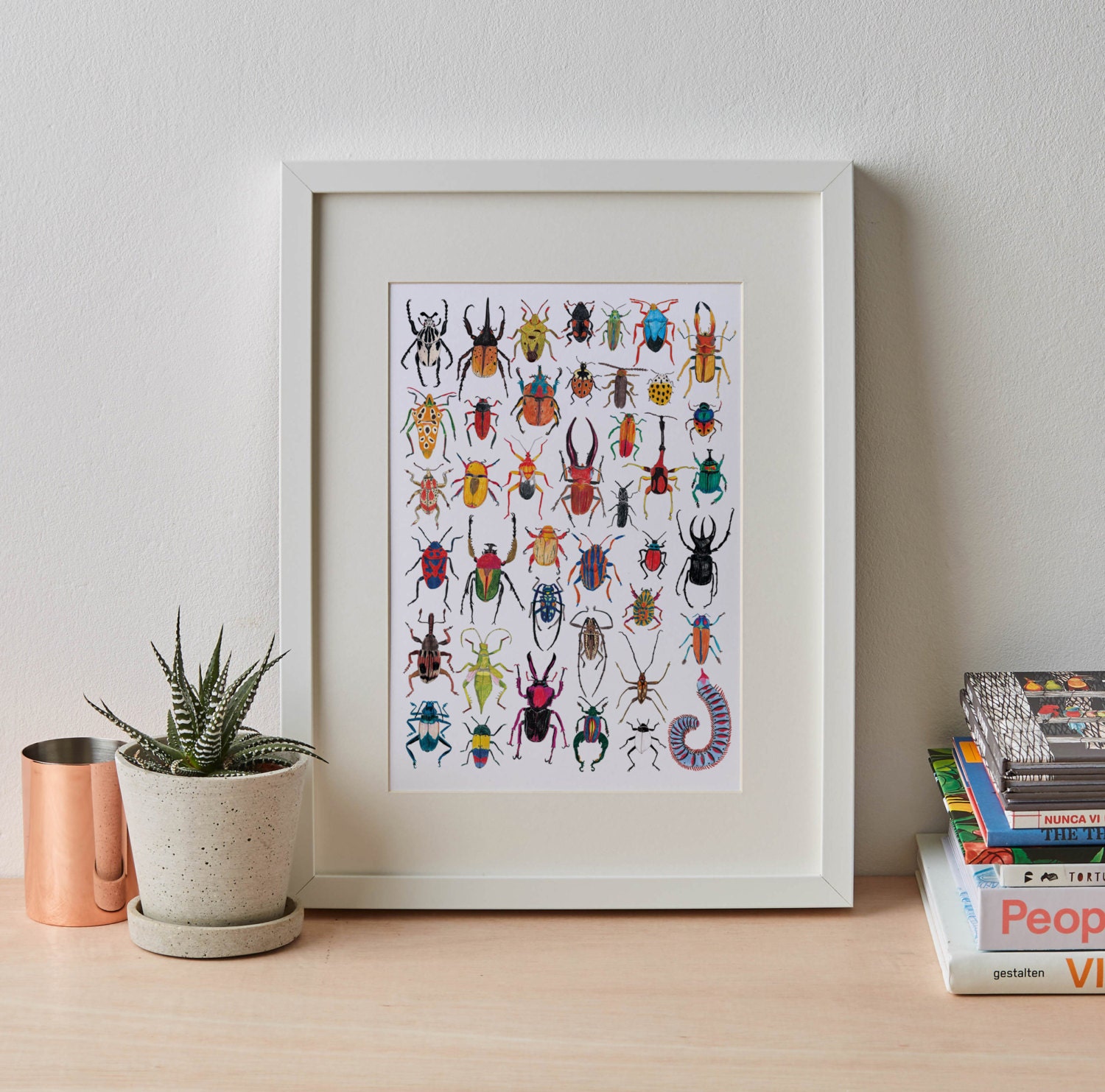 Bug Print Insect Print Insect Art Beetle Print Kids Room - Etsy UK