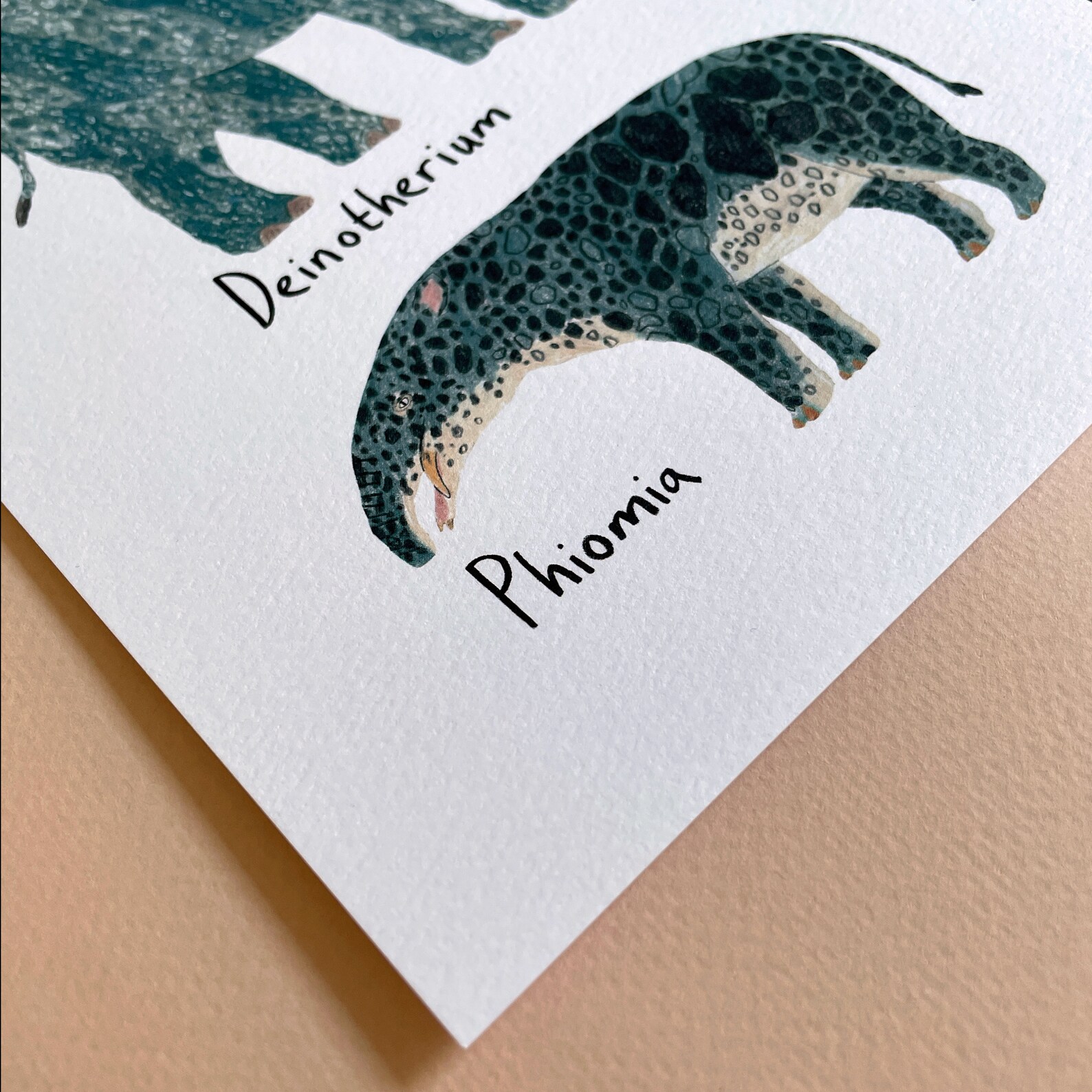 Prehistoric Elephant Wall Art Extinct Planet Print - Etsy