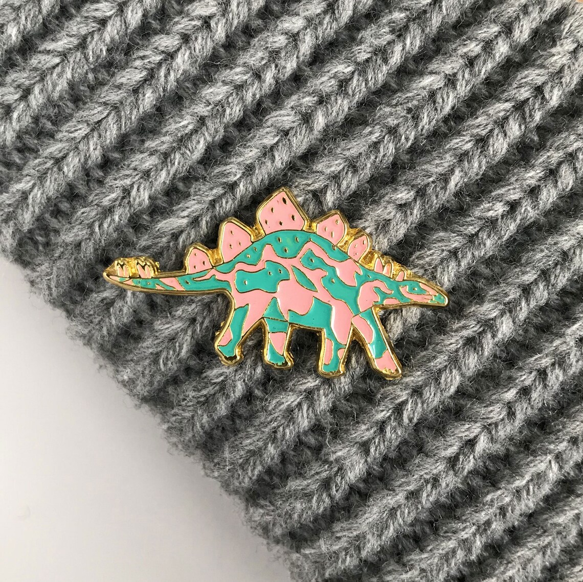 Dinosaur Enamel Pin Set Dinosaur Pin Badges Dinosaur Badge - Etsy