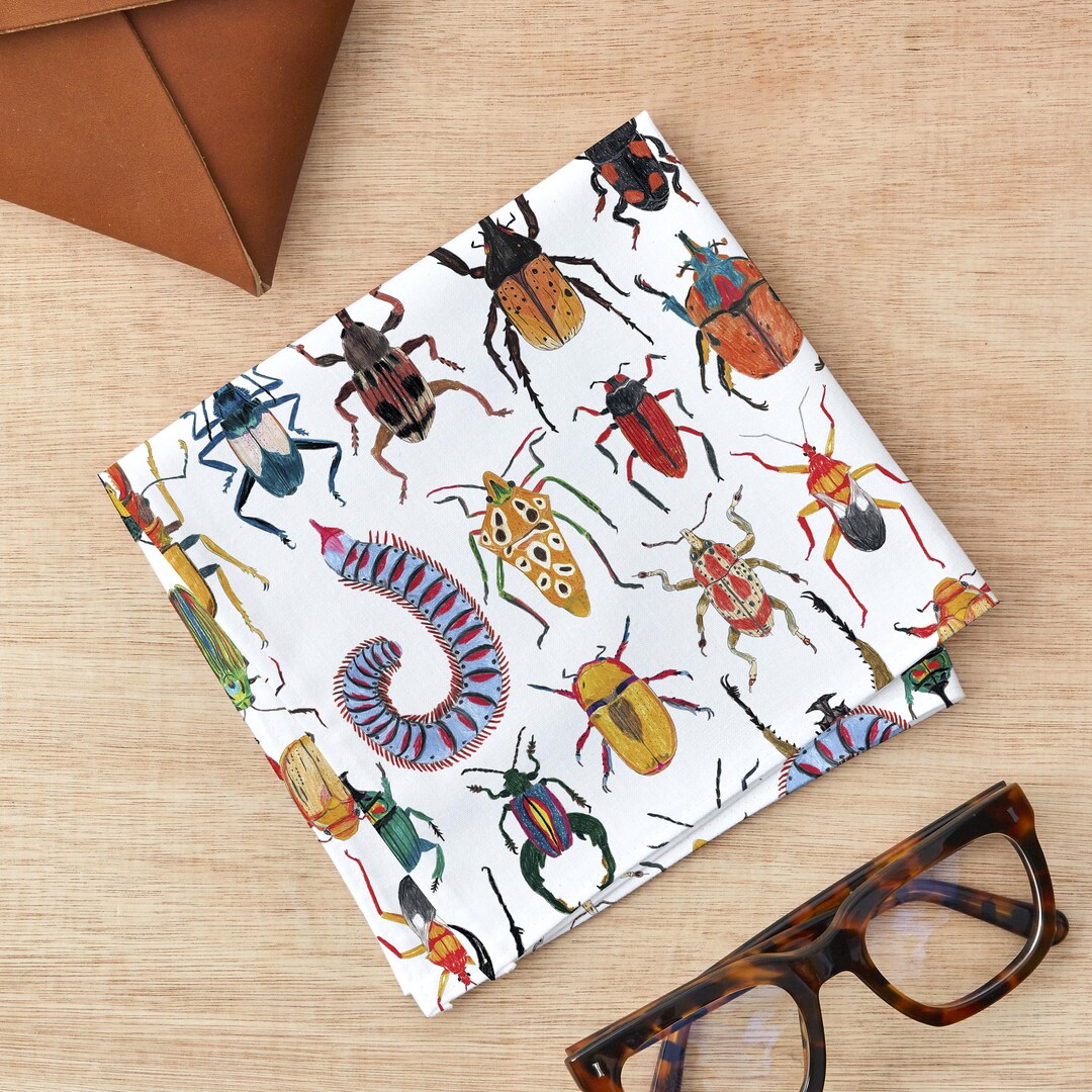 Insect Handkerchief Pocket Square, Beetle, Hankies, Wedding ...