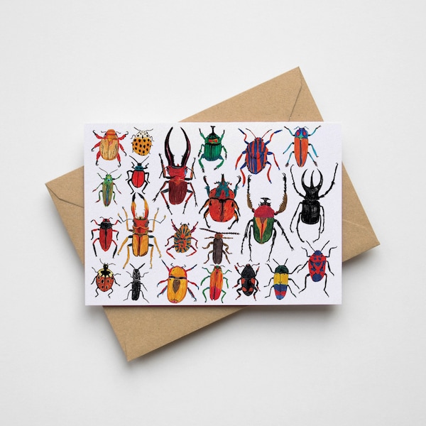 Bug Greeting Card - Etsy