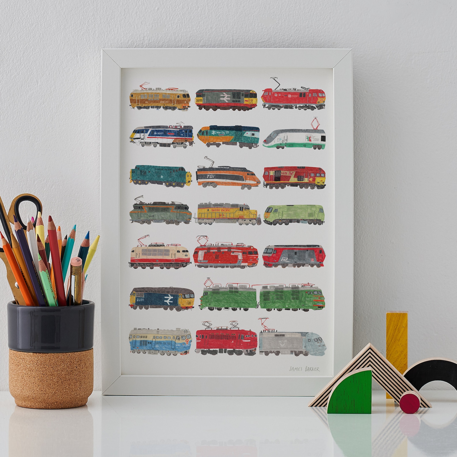 Train Wall Art Giclee Print Electric Trains Transportation - Etsy