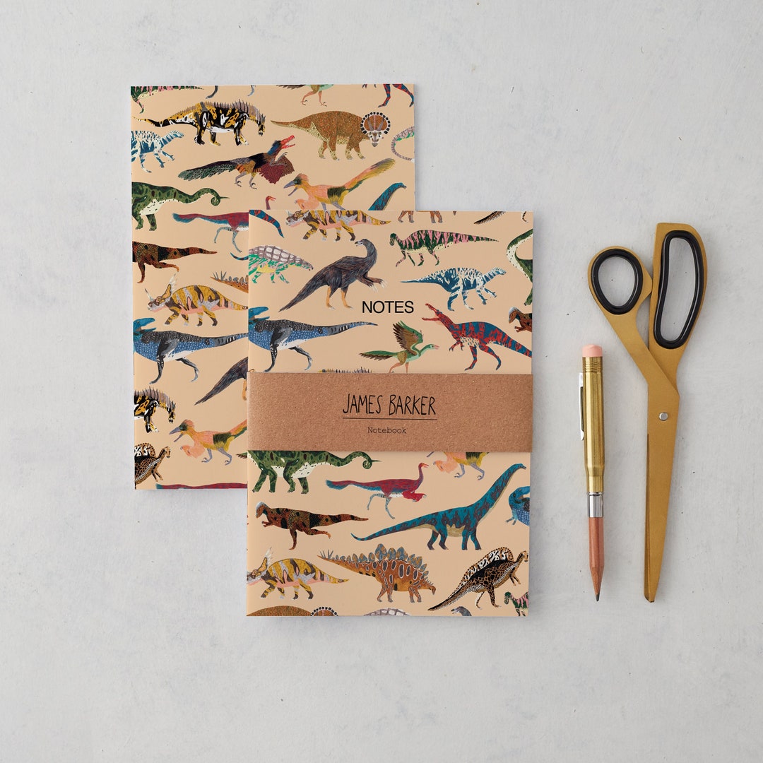 Dinosaurs Notebook A5 Notebook, Cute Notebook, Stationery, Exercise ...