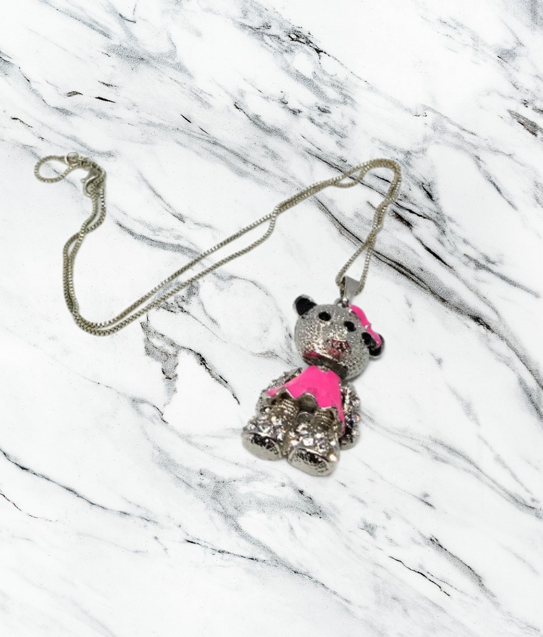 Pinky Teddy Chain - Etsy
