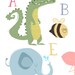 Cute Animal Alphabet Poster for Children's Room - Etsy