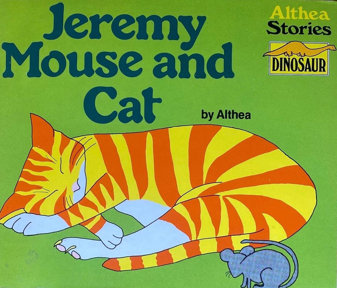Vintage Children’s Book ‘jeremy Mouse and Cat’ by Althea 1980 - Etsy