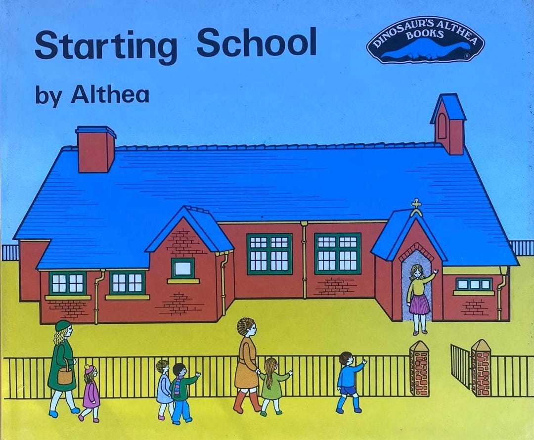 Vintage Children’s Book ‘starting School’ by Althea 1981 - Etsy