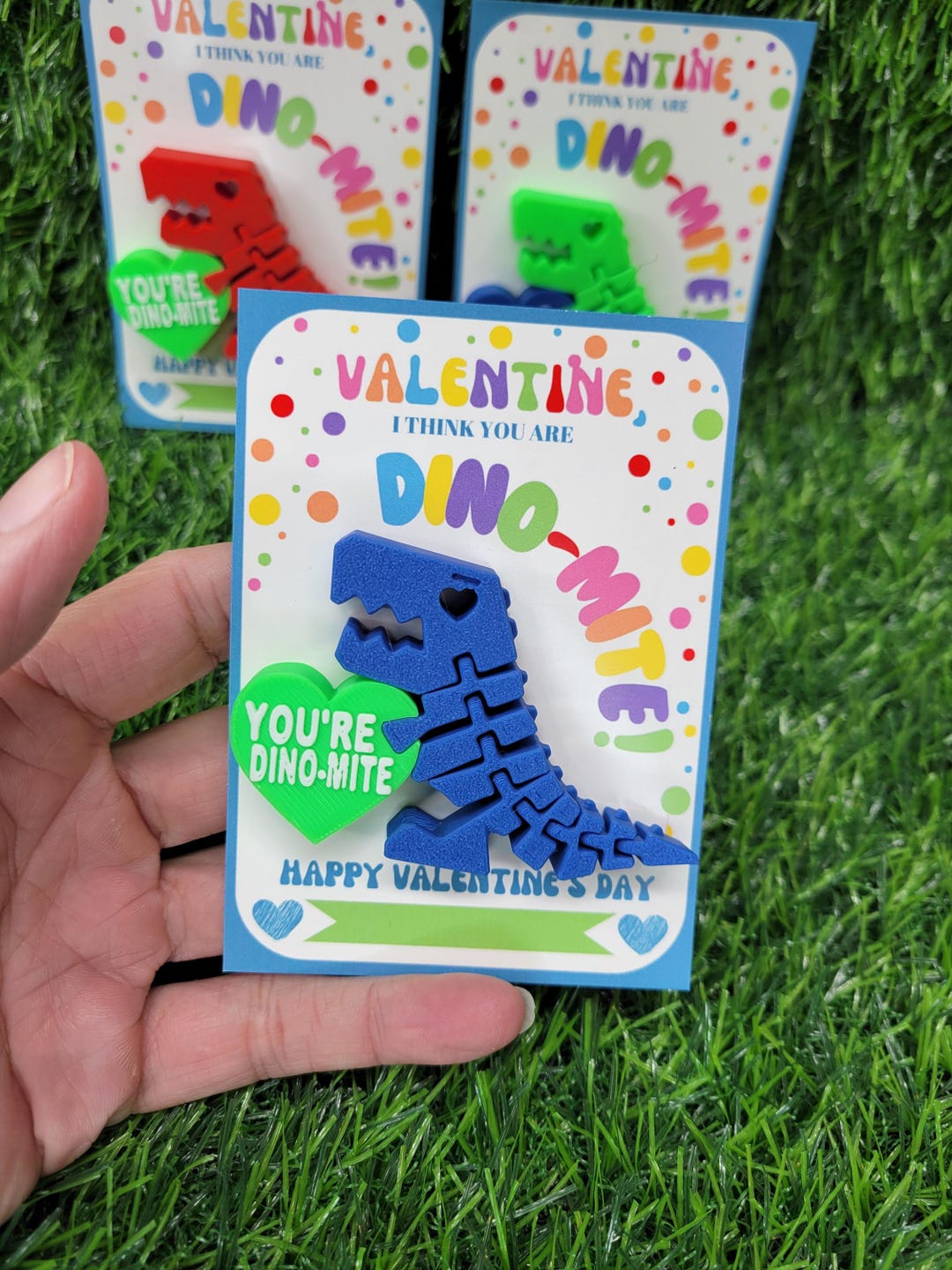 DINO-MITE Valentine Day Cards Party Favors, Classroom Gifts, Valentine ...