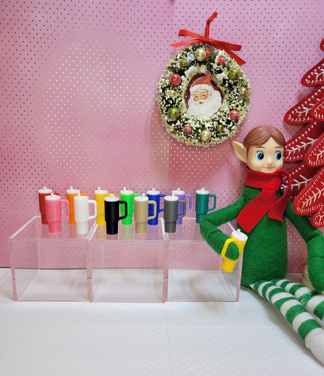 Mini Stanley-inspired Tumbler Elf Prop - Etsy