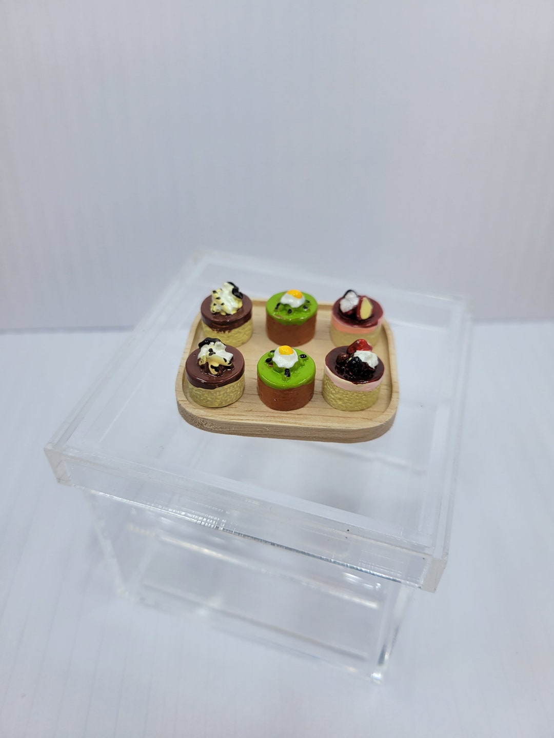 1:6 Scale 7 Piece Mini Cheesecake Miniature Dollhouse /elf Props - Etsy