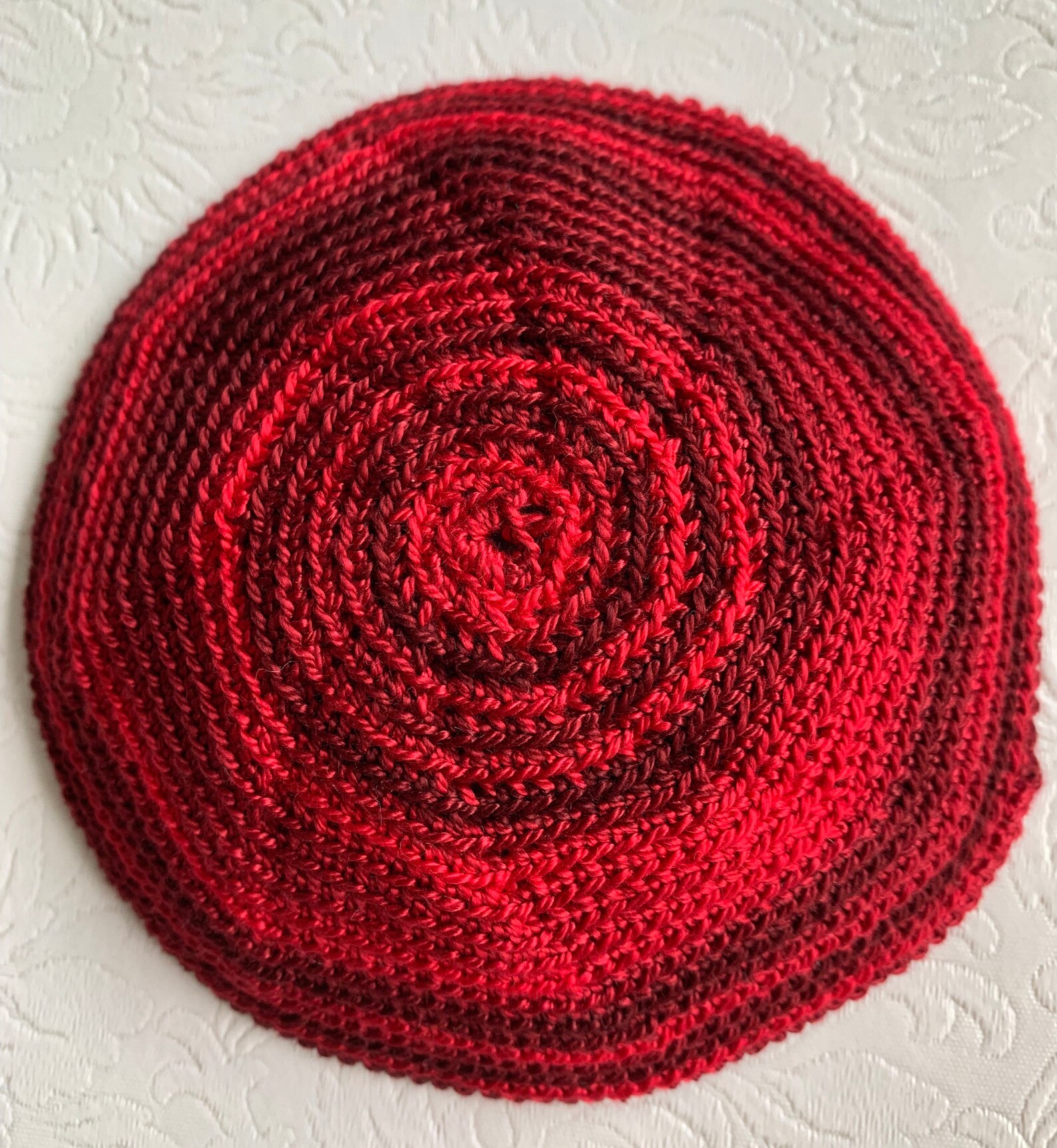 Hand Made Tie Dye Crochet Kippah, Star of David Crochet Kippah, Custom ...