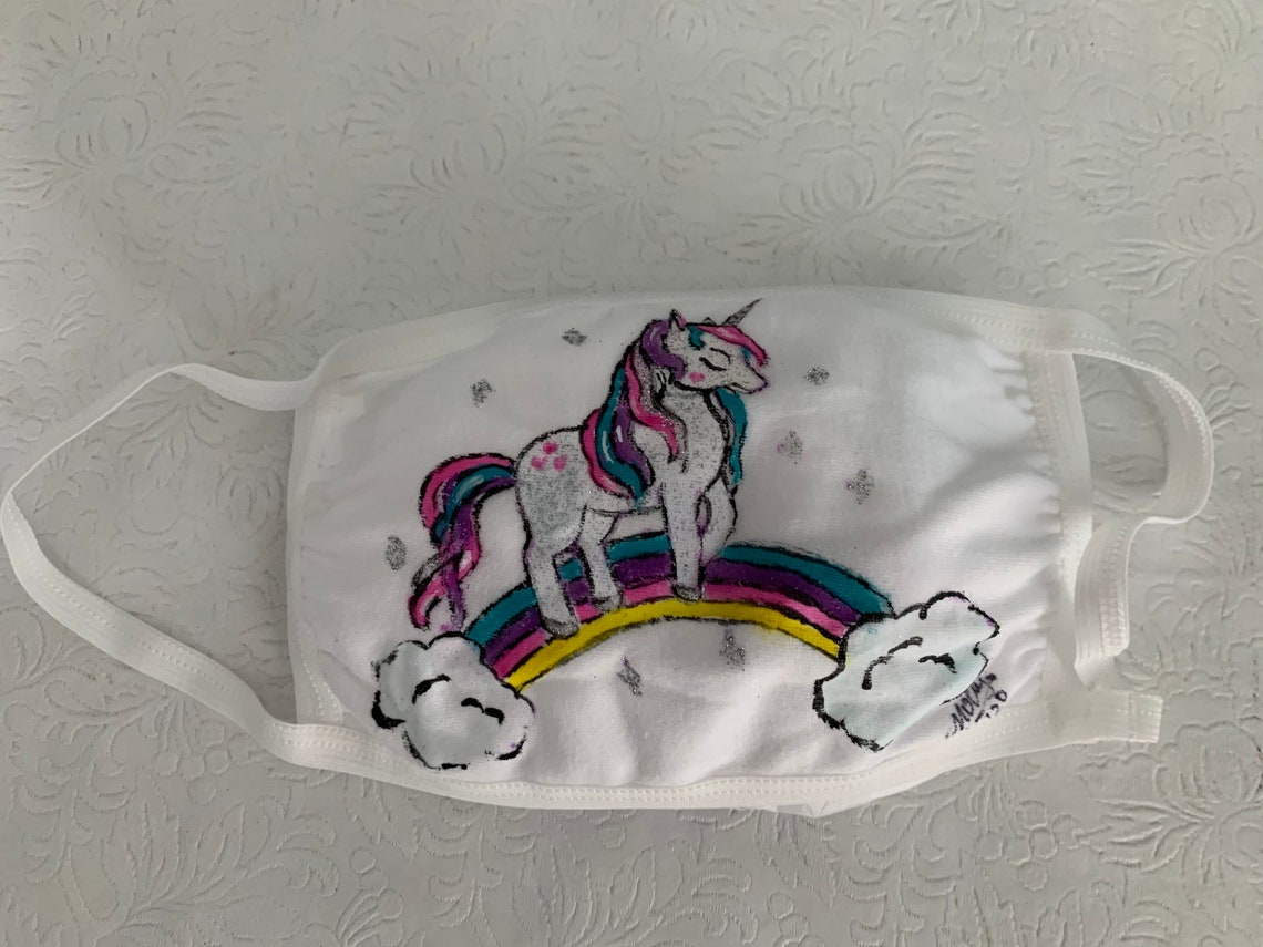 Custom hand painted face masks | Etsy