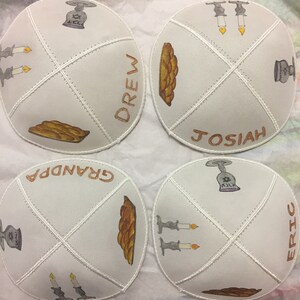 Custom Large Order Hand Painted Kippahs, SPECIAL PRICE - Set of 12 - Etsy