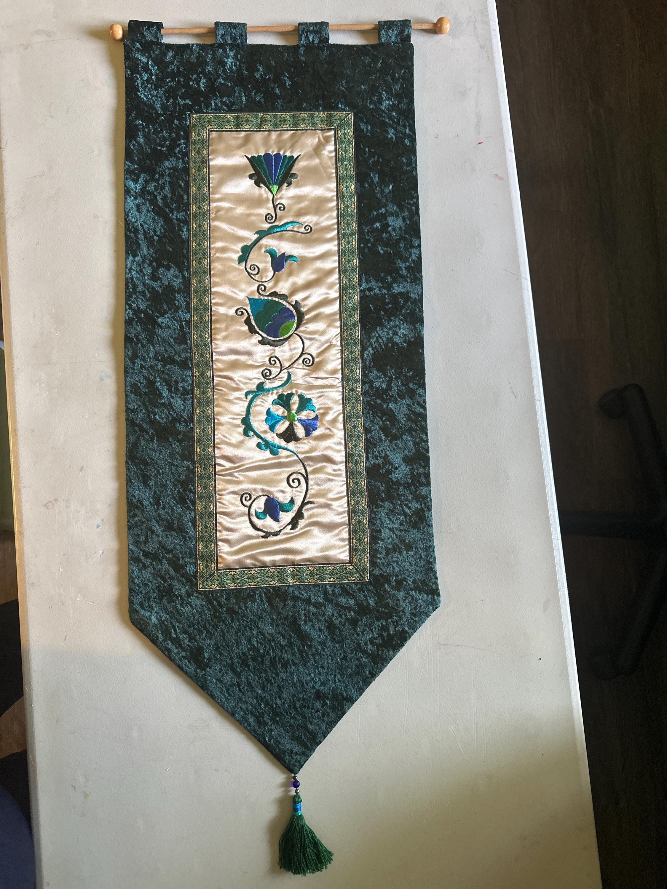 Nili Sverdlov Embroidered Wall Hanging, Kuzari Jerusalem Wall Art ...