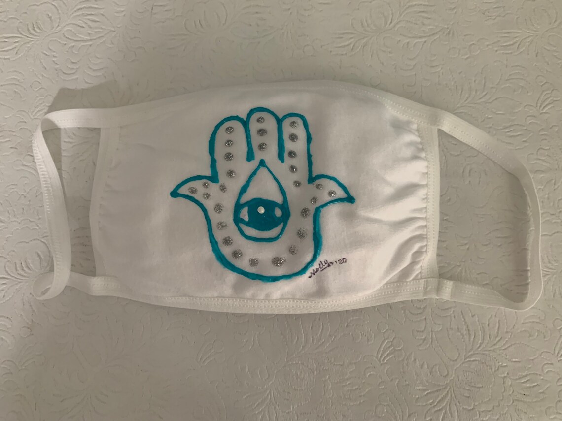 Custom hand painted face masks | Etsy