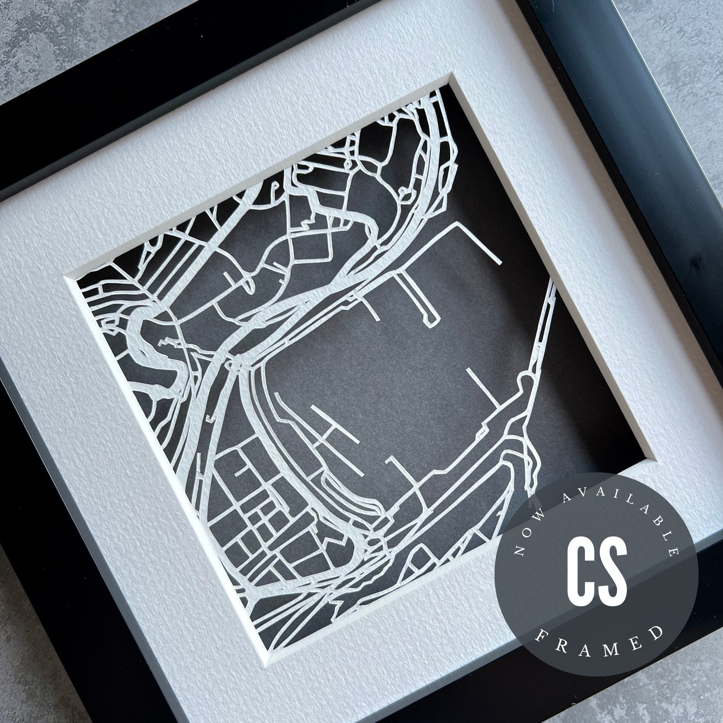 Hand Cut Rome Colosseum Papercut Map 10x10cm Unique Original - Etsy