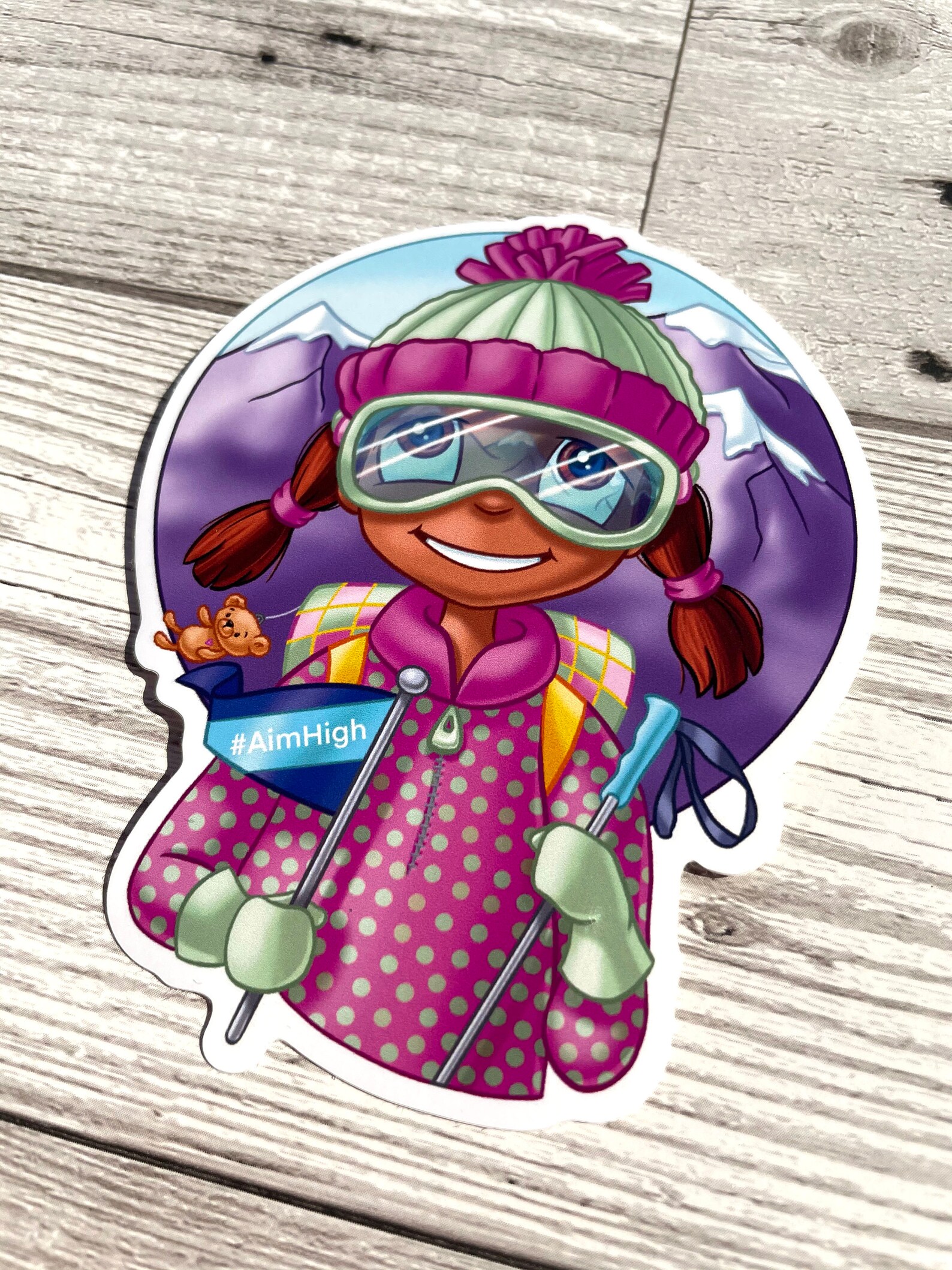 Cute Explorer Sticker, Adventure Sticker, Kawaii Girl Sticker, Sticker ...