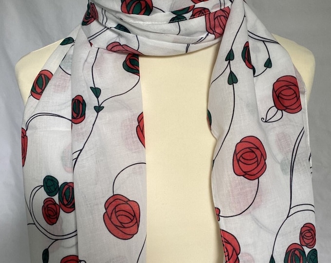 Japanese Kimono Scarf S4276 - Flower Bonanza Silk Scarf - Etsy