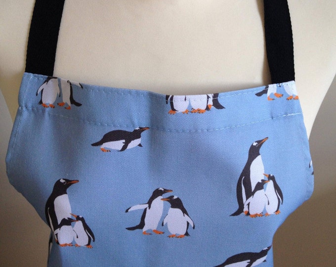 Penguin Apron - Penguin Gift - Bird Apron - Christmas Apron - Penguins ...