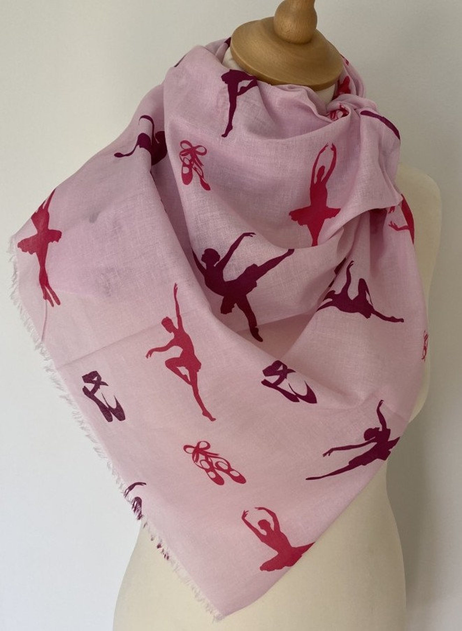 Pink Ballet Scarf Ballerina Scarf Pink Dance Wrap Shawl - Etsy UK