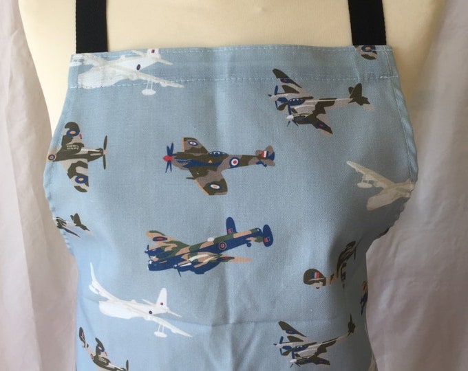 WW2 Airplane Apron Aeroplane Apron Spitfire Mosquito Lancaster Bomber ...