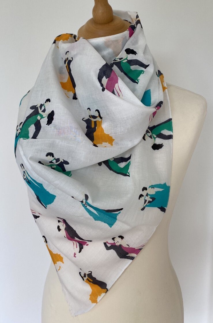Ballroom Dance Scarf Tea Dance Scarf Waltz Foxtrot - Etsy UK